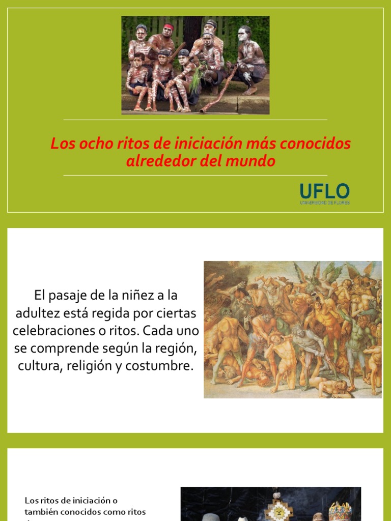 Los Ocho Ritos de Iniciación Más Conocidos Alrededor | PDF