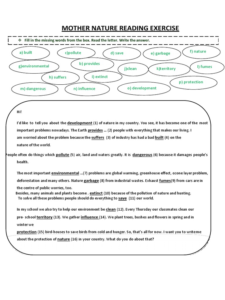Task 1 - Reading Exercise | PDF