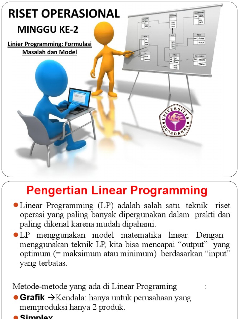 Linier Programming-Formulasi Masalah Dan Model | PDF