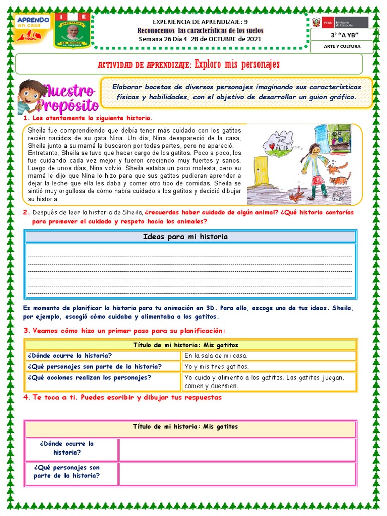 DIA 4 Exploro Mis Personajes | PDF