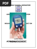 Biology Investigatory Project: Topic - Diabetes | PDF | Diabetes ...