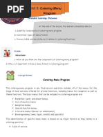 Meal Management Module Version 2 | PDF | Menu | Meal