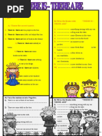 There Isnt There Arent Exercise Fill in The Blanks | PDF