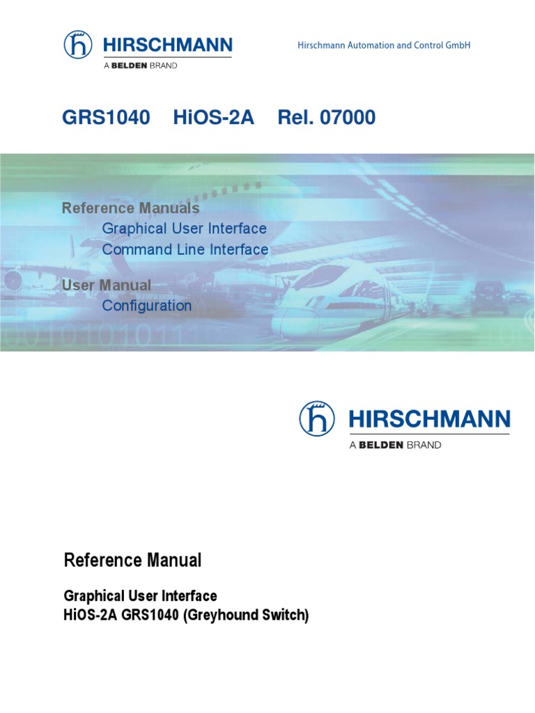 ManualCollection GRS1040 HiOS-2A-07000 en | PDF | Menu (Computing) | Graphical User Interfaces