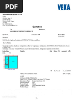 uPVC Windows Quotation Format | PDF | Cheque | Payments