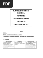 Life Orientation Grade 10 Notes | PDF | Discrimination | Taxes