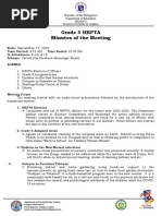 Sample Homeroom Pta Meeting - Narrative Report | PDF | Schools ...