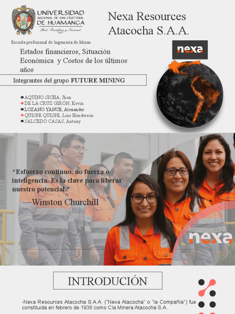 NEXA RESOURCES Atacocha | PDF | Minería | Contabilidad