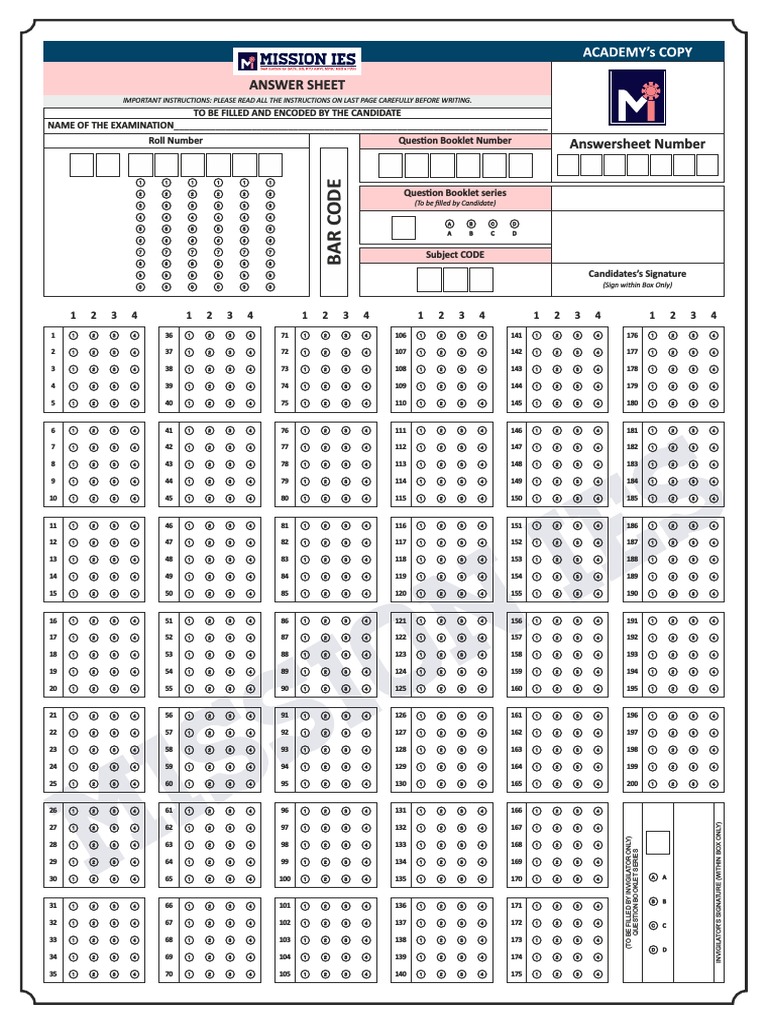 OMR Sheet | PDF | Naming Conventions | Computing