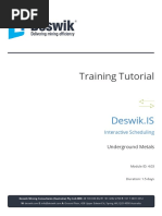 Deswik Scripting Training Manual | PDF | Comma Separated Values | Object (Computer Science)