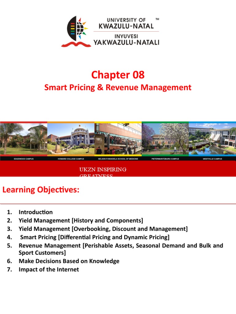 Chap08 - SCOM - Smart Pricing Revenue Management-STU | PDF | Pricing | Demand