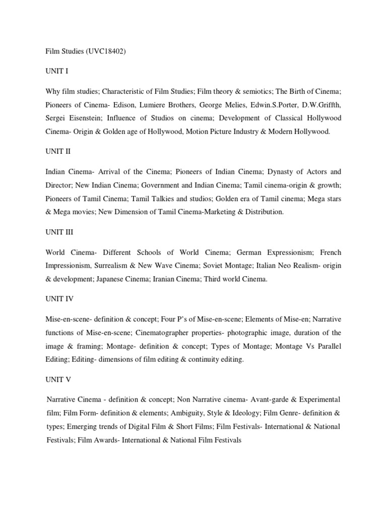Overview of Film Studies Concepts | PDF | Cinematography | Cinema Of Japan