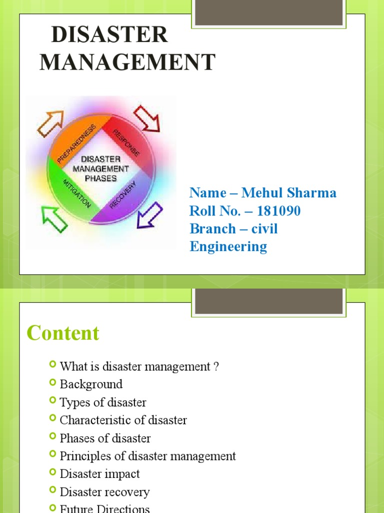 Disaster Management Overview and Strategies | PDF | Emergency ...