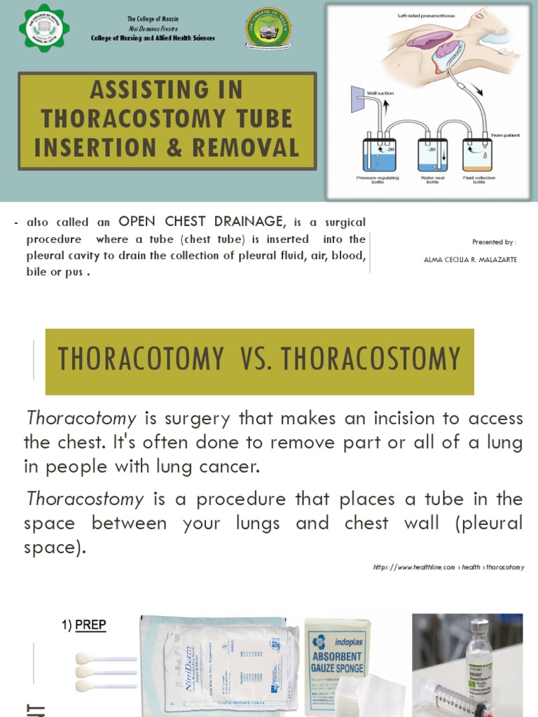 Assisting in Thoracostomy Tube Insertion | PDF | Pulmonology ...