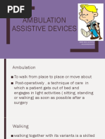 Ambulation Devices Final | PDF | Wheelchair | Walking