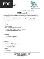 Certificado SIMI | PDF