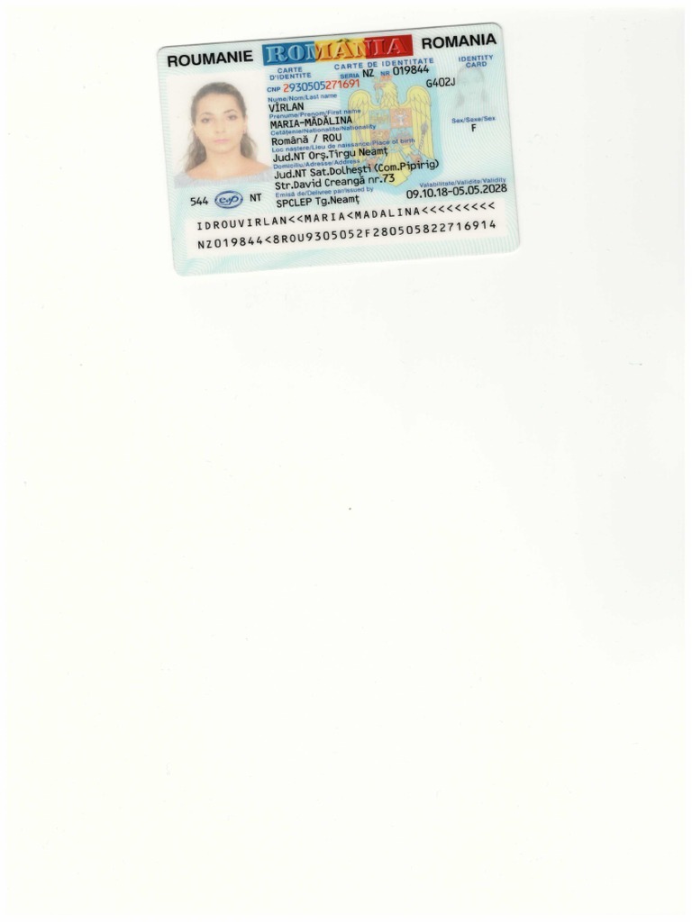 Carte de Identitate | PDF