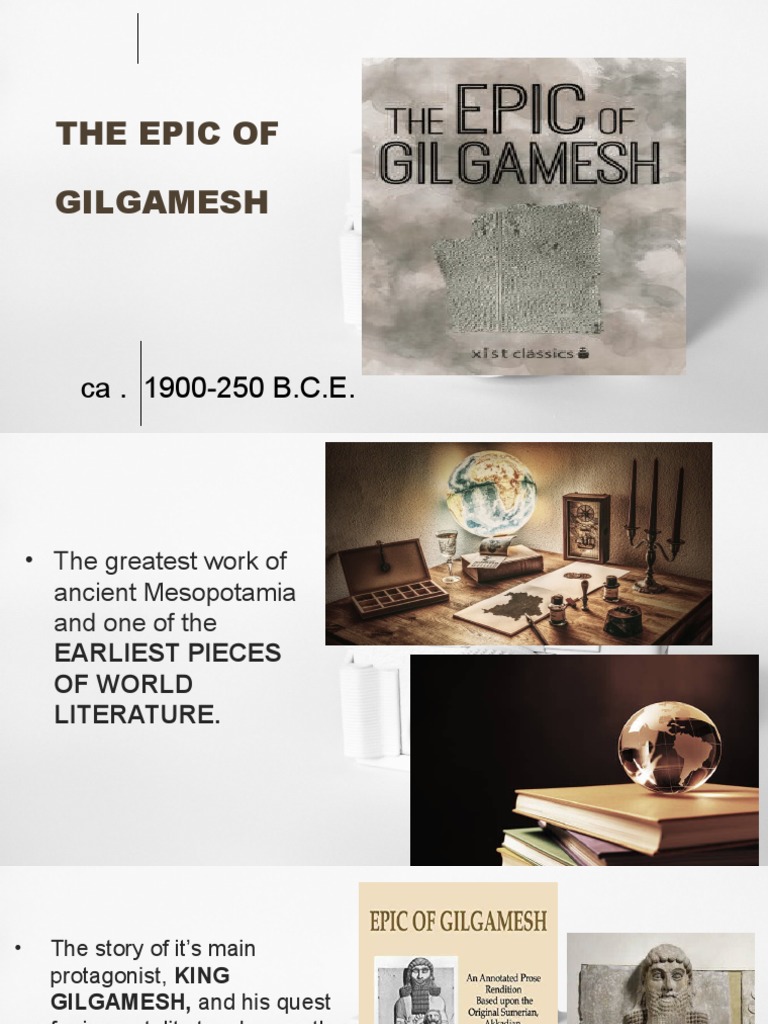 The Epic of Gilgamesh: Ca - 1900-250 B.C.E | PDF | Epic Of Gilgamesh ...