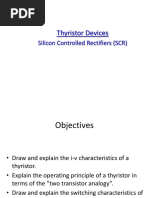 Turn ON and Off Characteristics of SCR | PDF | Electricity | Components