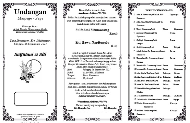 Undangan 2 | PDF