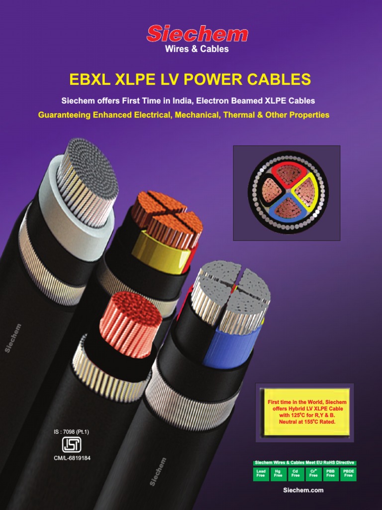 Ebxl Xlpe LV Power Cables | PDF | Wire | Electrical Conductor