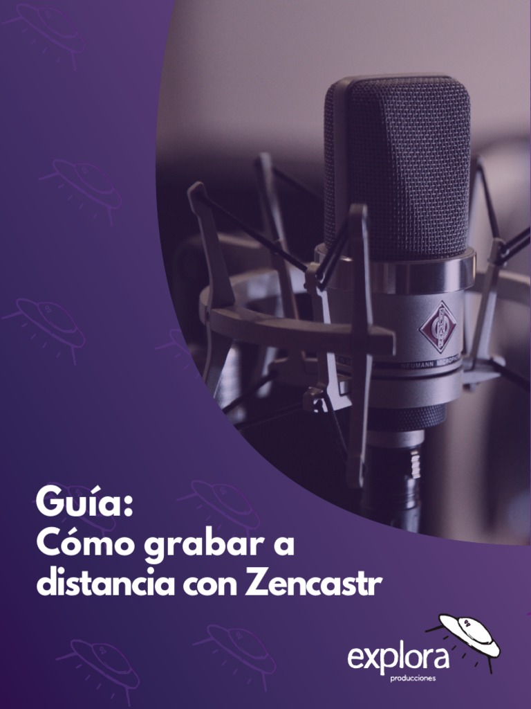 Guía para grabar con Zencastr | PDF