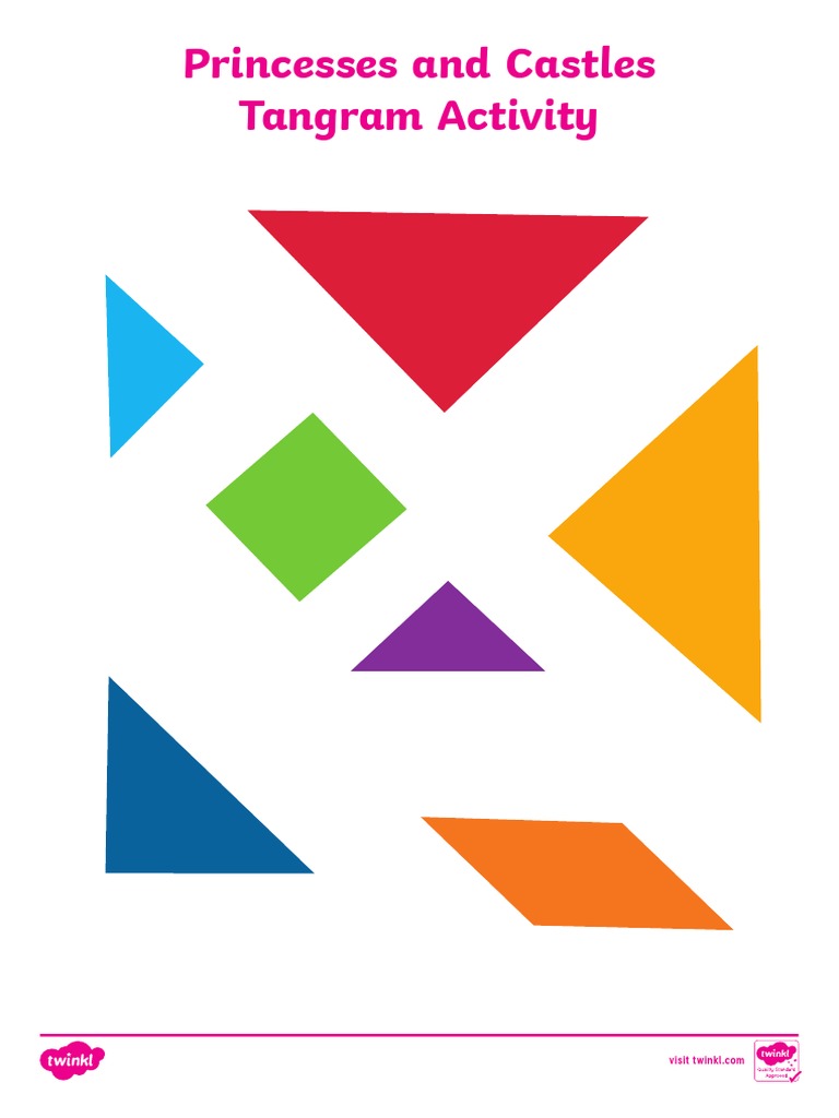 Princesses And Castles Tangram Activity Ver 1 Pdf