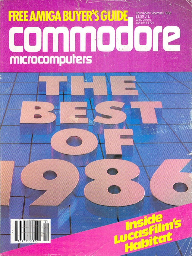 Commodore MicroComputer Issue 44 1986 Nov Dec | Download Free PDF ...