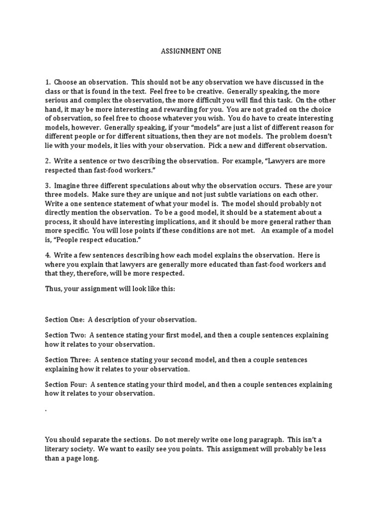 Paper Exercise - Homework 1 | PDF | Self-Improvement | Science ...