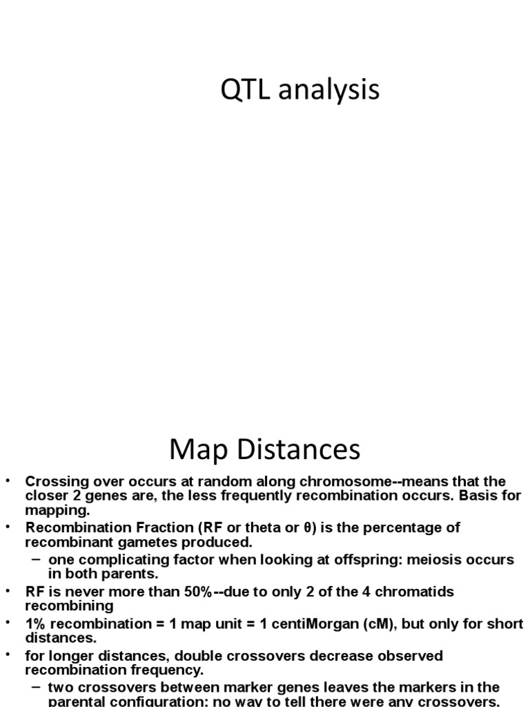 L9-QTL Mapping | PDF | Genetic Linkage | Quantitative Trait Locus
