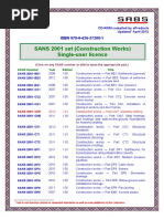 List of SA Codes | PDF | Specification (Technical Standard) | Road Surface