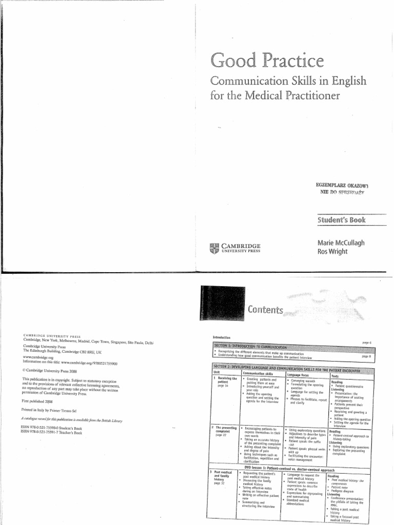 Good Practice Communication Skills English ............ Students Book | PDF