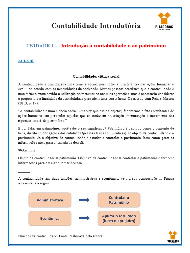 Contabilidade Introdutória | PDF | Contabilidade | Balancete