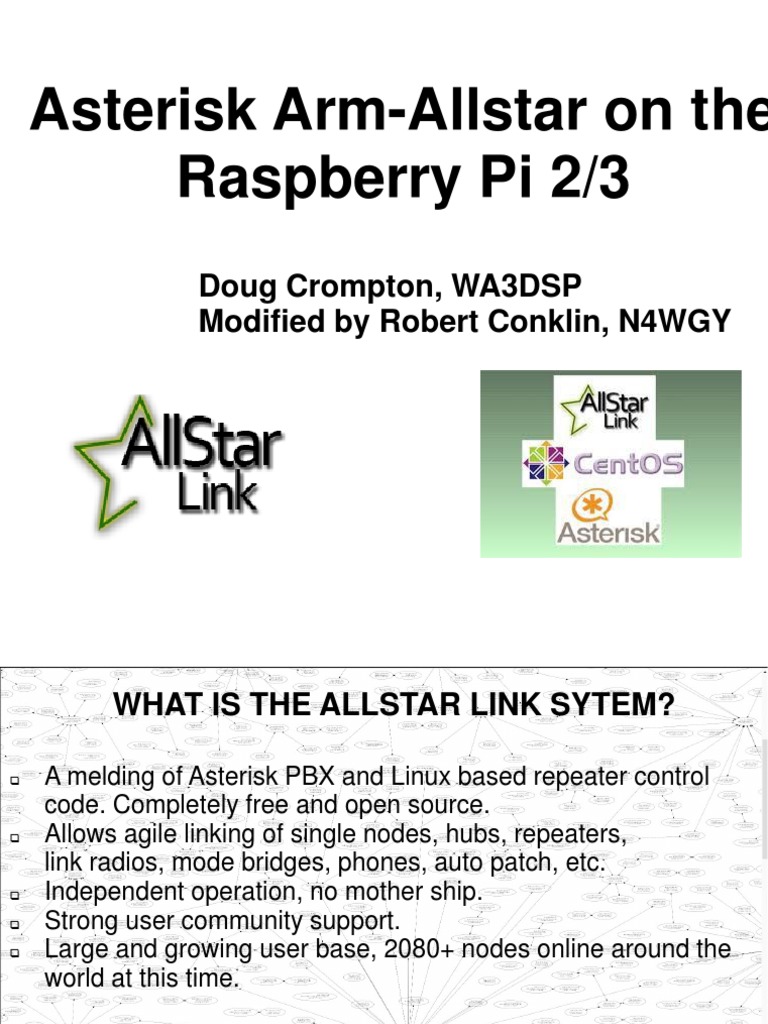An In-Depth Guide to Setting Up an Allstar Node on a Raspberry Pi | PDF | Voice Over Ip ...