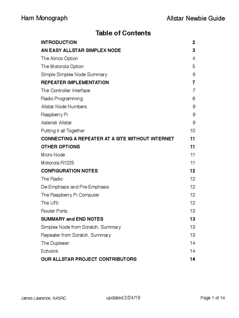 Allstar Node Setup for New Hams | PDF | Internet | Raspberry Pi