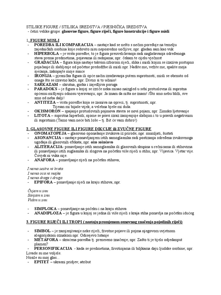 Stilska Sredstva | PDF