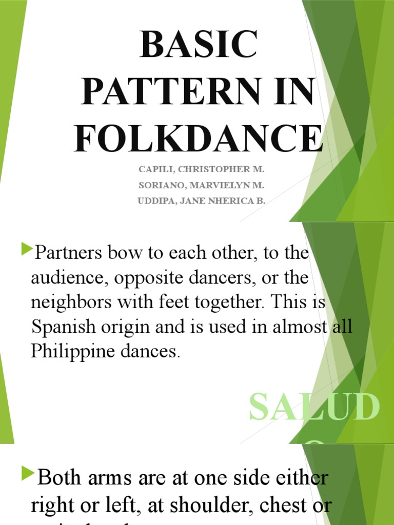 Basic Pattern in Folkdance-2 | PDF