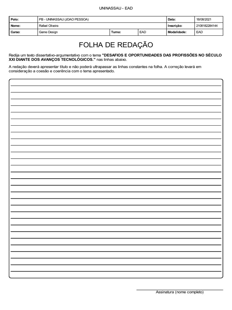 Desafios e oportunidades das profissões no século XXI: como a ... Desafios e oportunidades das profissões no século XXI: como a ...