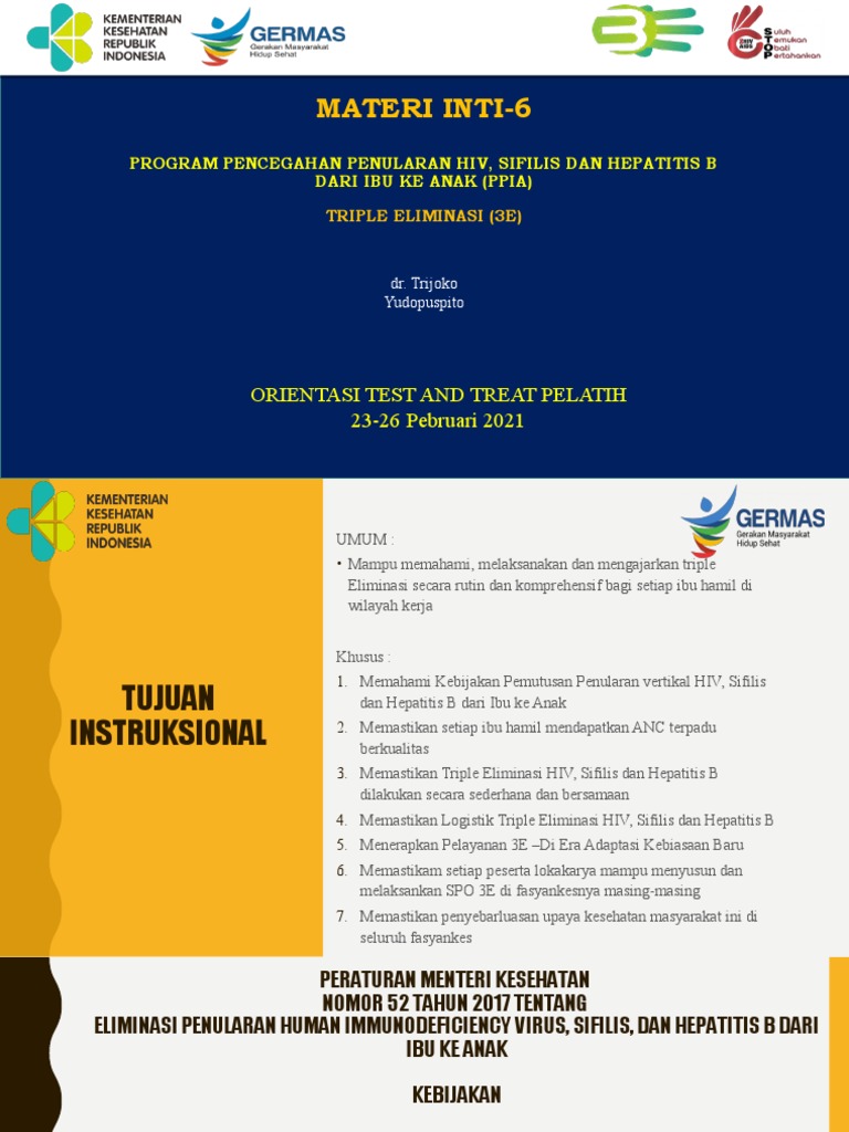 MI6 - Tatalaksana PPIA Dalam Program 3E | PDF | Sains & Matematika