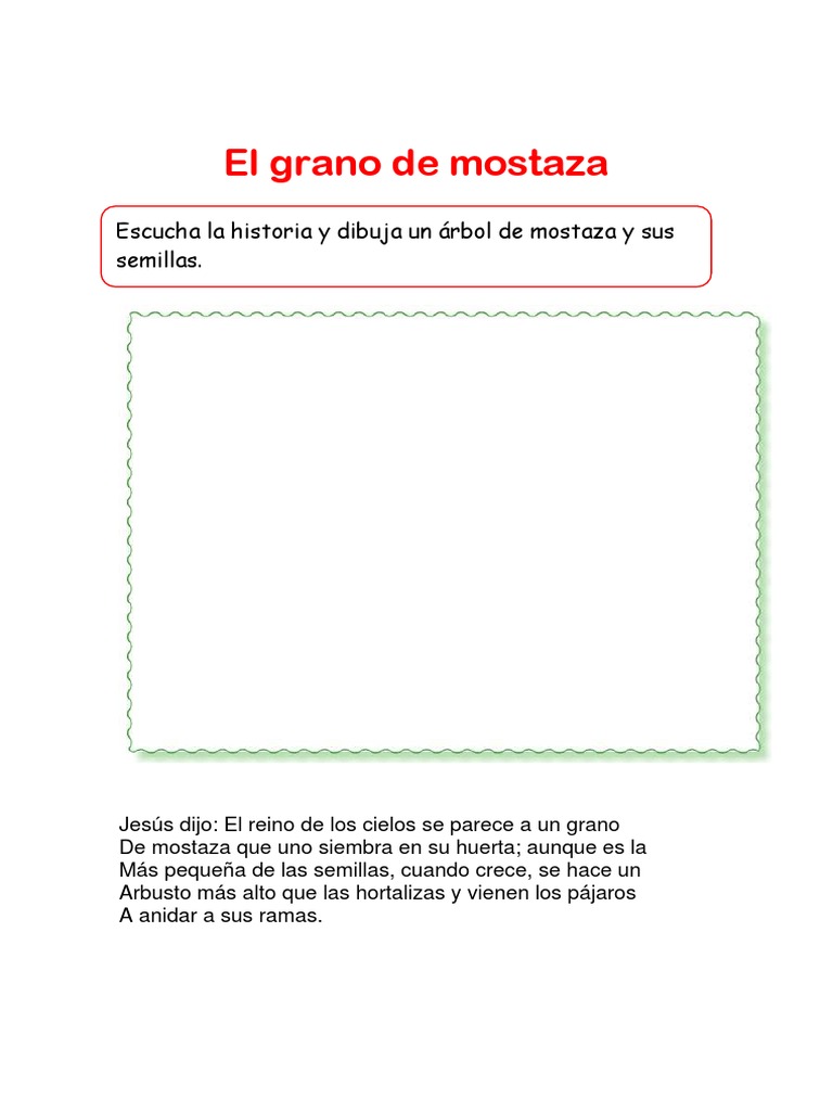 Parábola del Grano de Mostaza | PDF