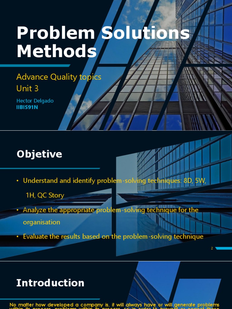 Problem Solutions Methods PPT 8D 5W 1H QC Story | PDF | Business ...