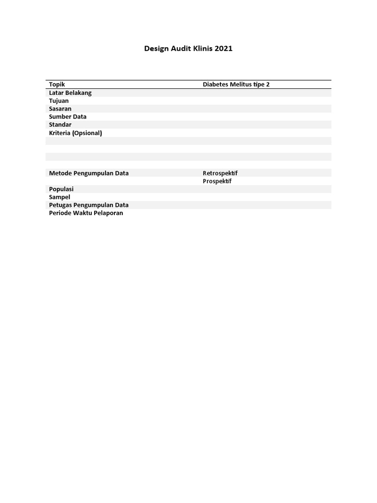 2021 Topik Audit Klinis | PDF