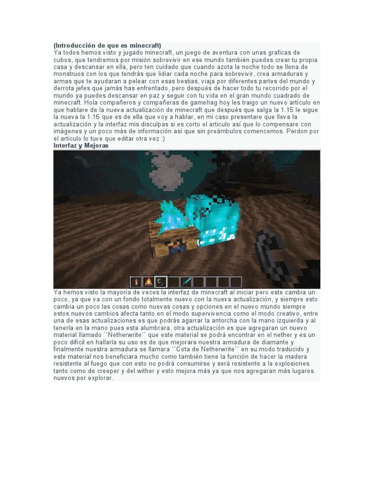 MINECRAFT | PDF | Minecraft