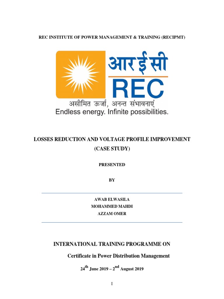 Reducing Distribution System Losses | PDF | Electric Power Distribution ...