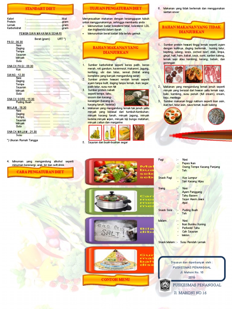 5leaflet Rendah Lemak Dan Kolesterol Pdf