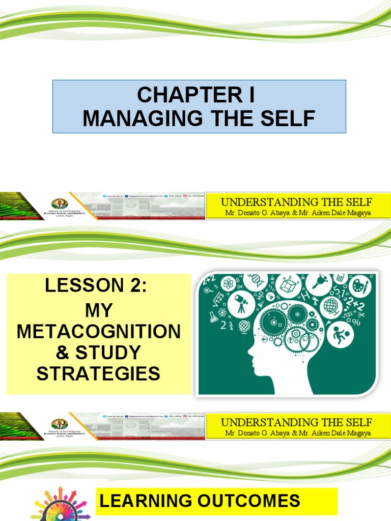 Metacognition and Study Strategies Guide | PDF | Metacognition ...
