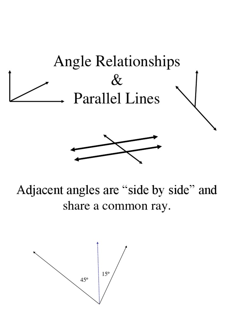5 Angle Relationships | PDF | Elementary Geometry | Geometry
