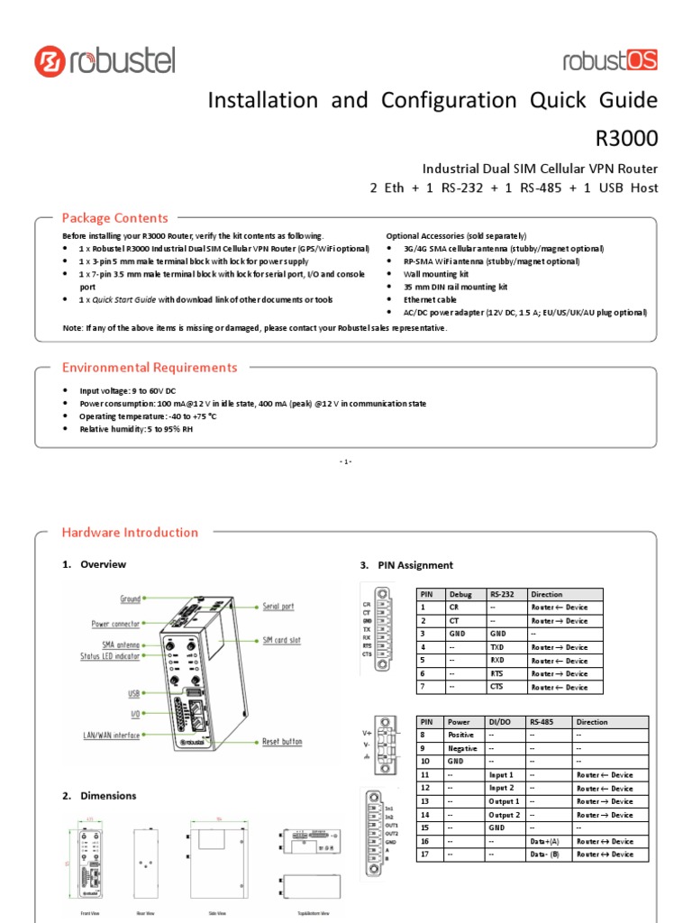 RT QG R3000 Installation and Configuration v.2.0.2 | PDF | Ip Address ...