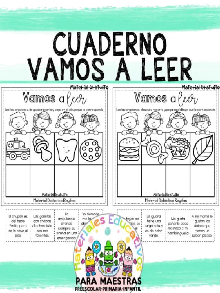Cuaderno Vamos A Leer | PDF