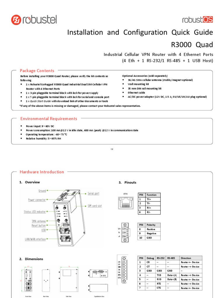 RT QG R3000 Quad Installation and Configuration v.2.0.1 | PDF | Ip ...